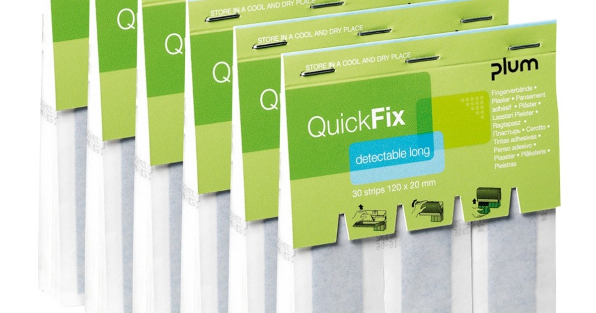QUICKFIX Nachfüllpackung Pflaster Detectable Long - portofrei