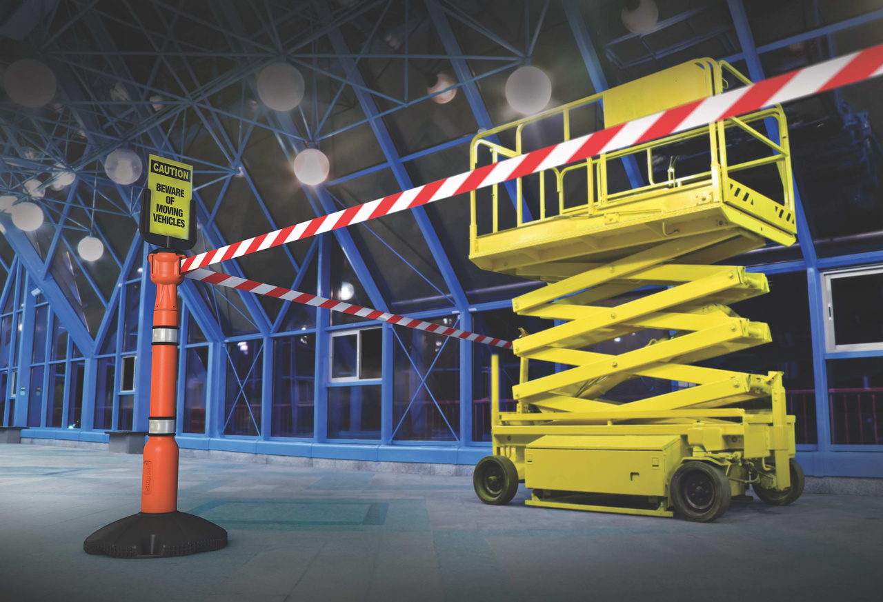 Flexibles Absperrset mit Absperrpfosten - portofrei kaufen